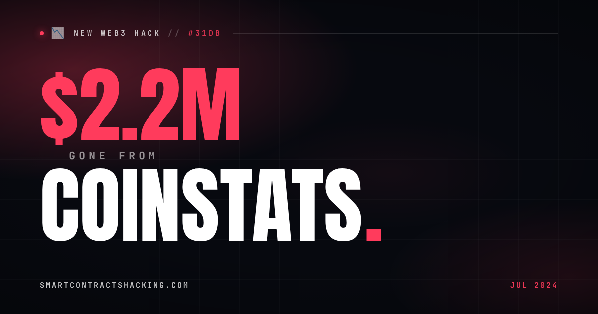 CoinStats Hack (2024) - $2.2M Lost | Smart Contract Hacking
